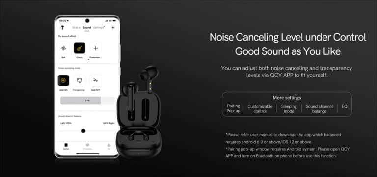 QCY T13 ANC TWS Earbuds (New Version) - Qcy Bangladesh