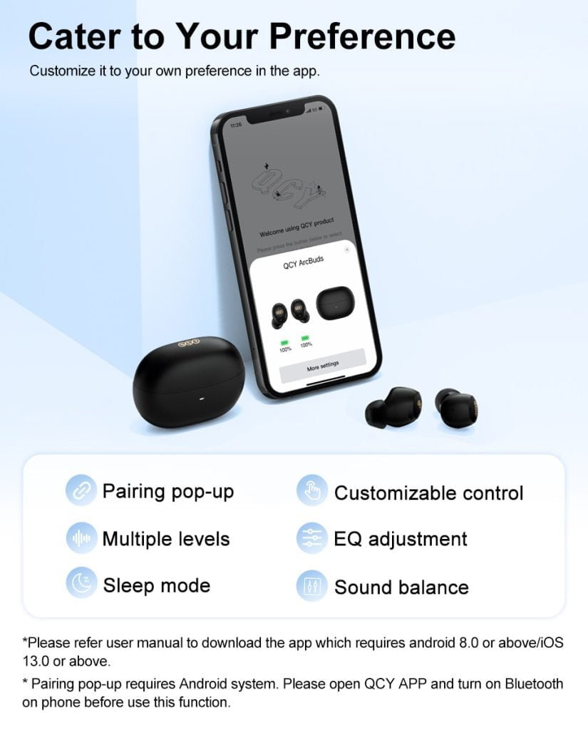 QCY ArcBuds HT07 ANC TWS Earbuds - Qcy Bangladesh